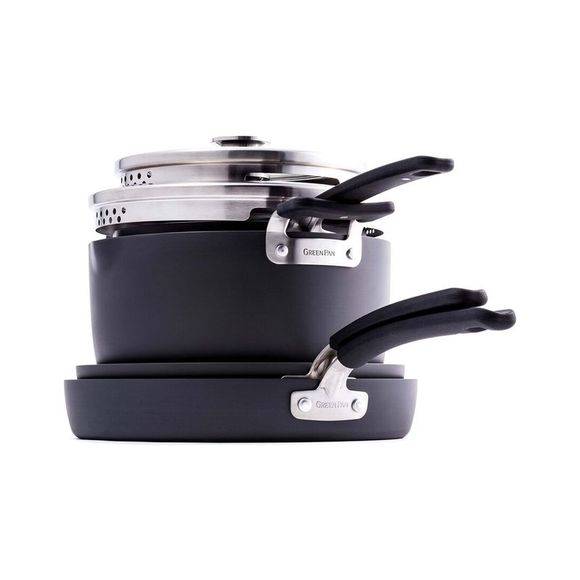 GreenPan | Kitchen | Greenpan Levels Hard Anodized Stackable Ceramic ...